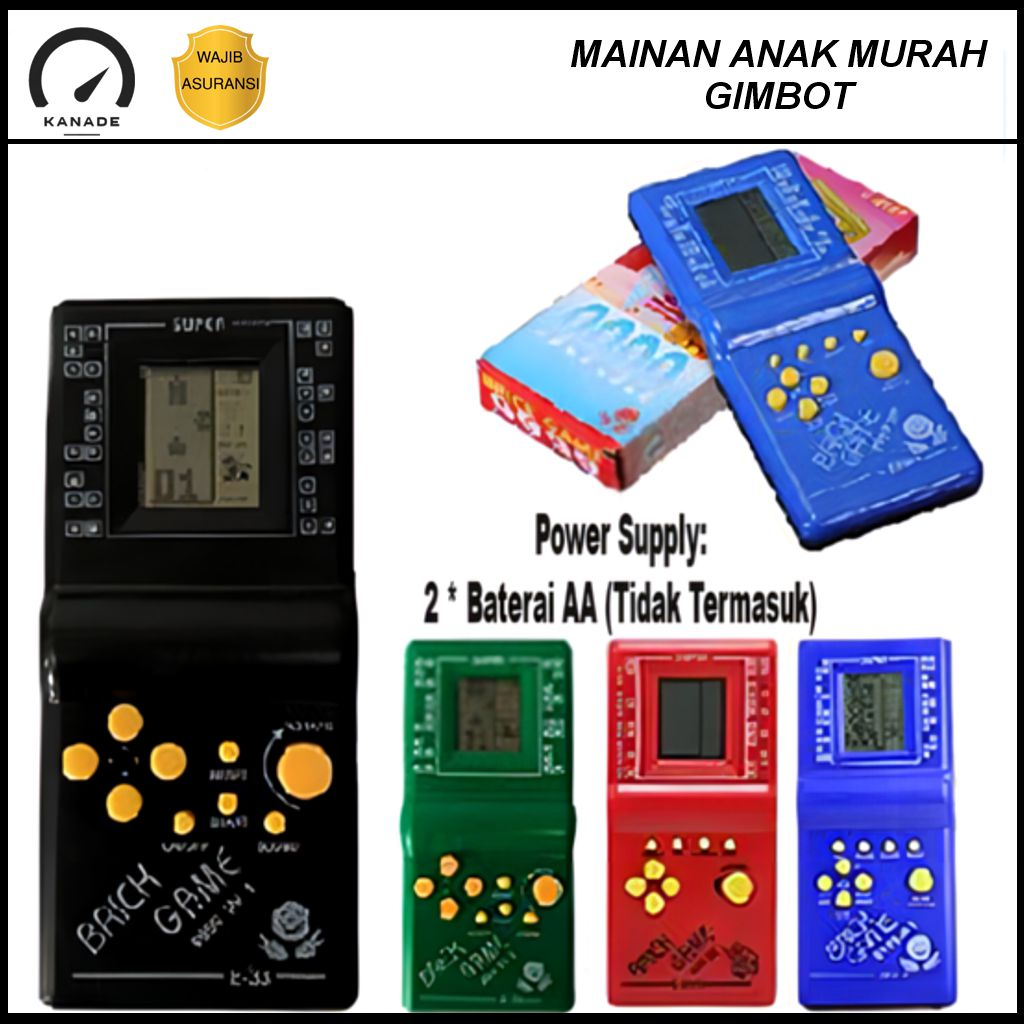 Jual Mainan Gem Bot 9999 in 1 Gembot Anak Game Boy Tetris Gimbot ...