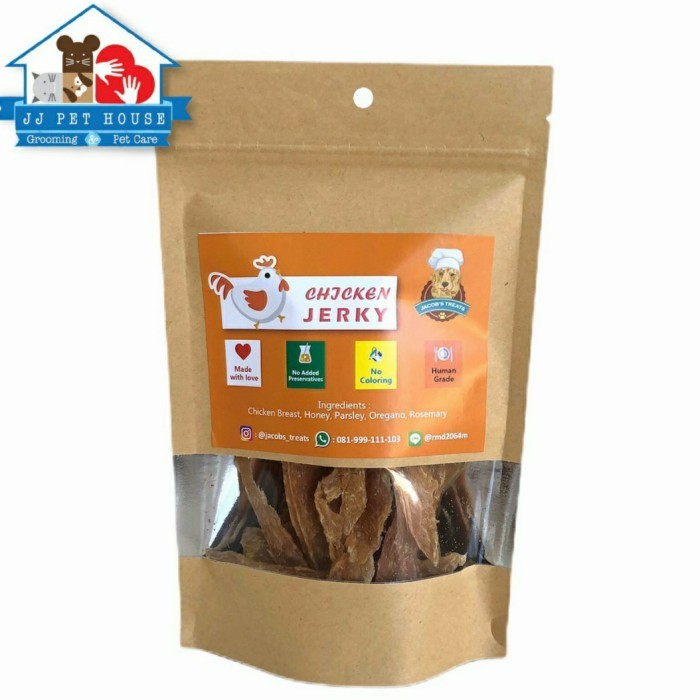 Jual SNACK ANJING JACOBS CHICKEN JERKY | Shopee Indonesia