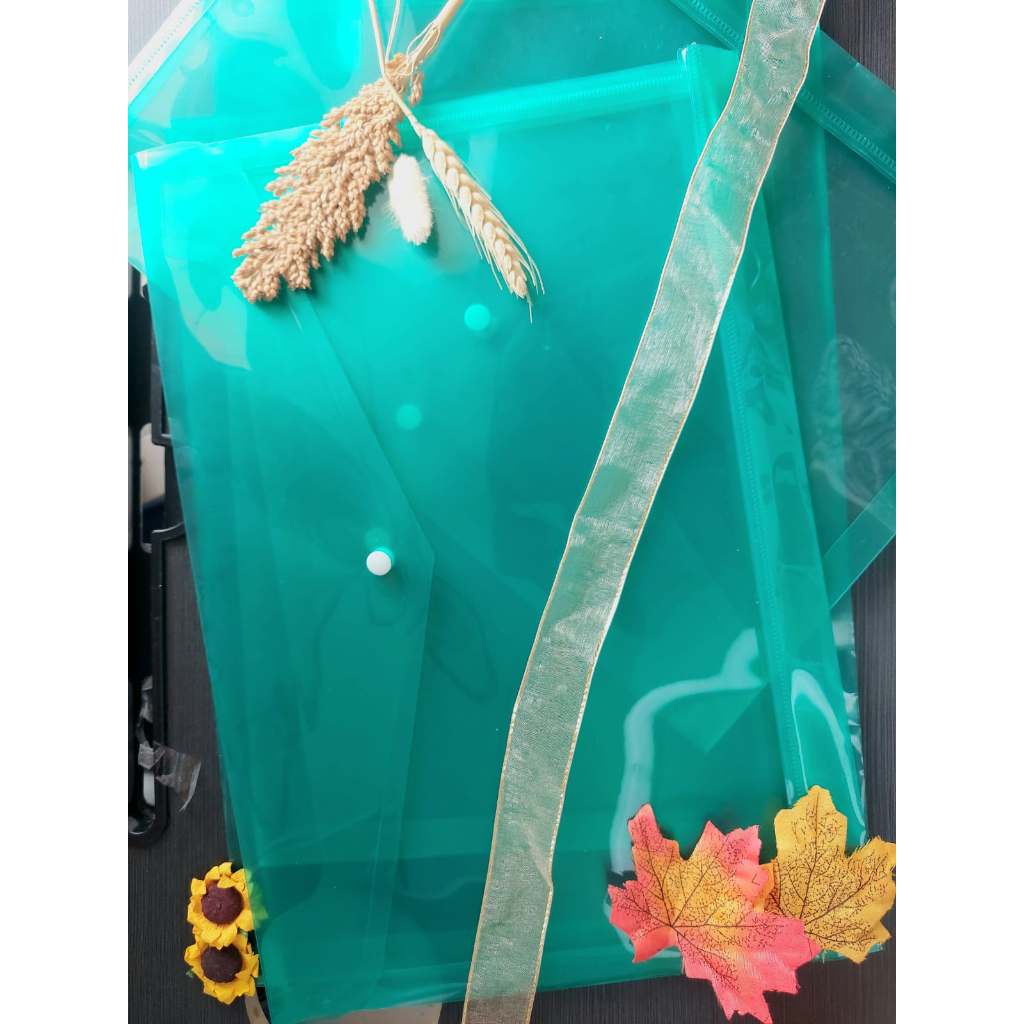 Jual MAP FOLDER KANCING / TALI MAP PLASTIK TRANSPARAN BENING MERK BIG ...