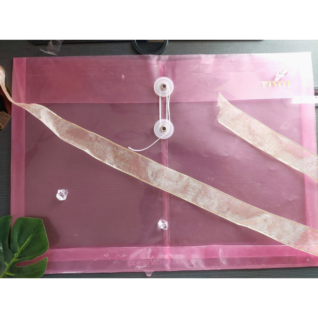 Jual MAP FOLDER KANCING / TALI MAP PLASTIK TRANSPARAN BENING MERK BIG ...