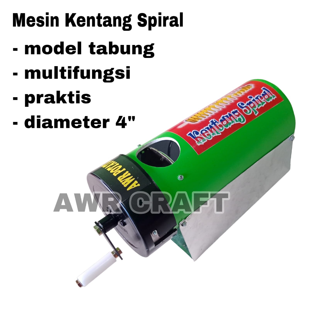 Jual Alat pengiris kentang spiral Type D4 Inch Ukuran Kentang Kecil dan ...