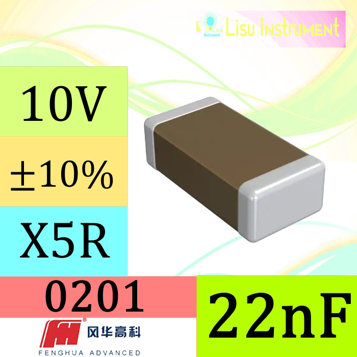 Jual 22nF ±10% 10V X5R 0201 0603(mm) SMD Multilayer Ceramic Capacitor ...