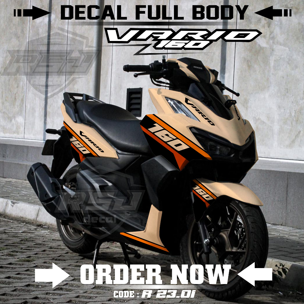 Jual Decal Sticker Honda Vario New 160 Fullbody 2022 - Dekal Stiker All ...