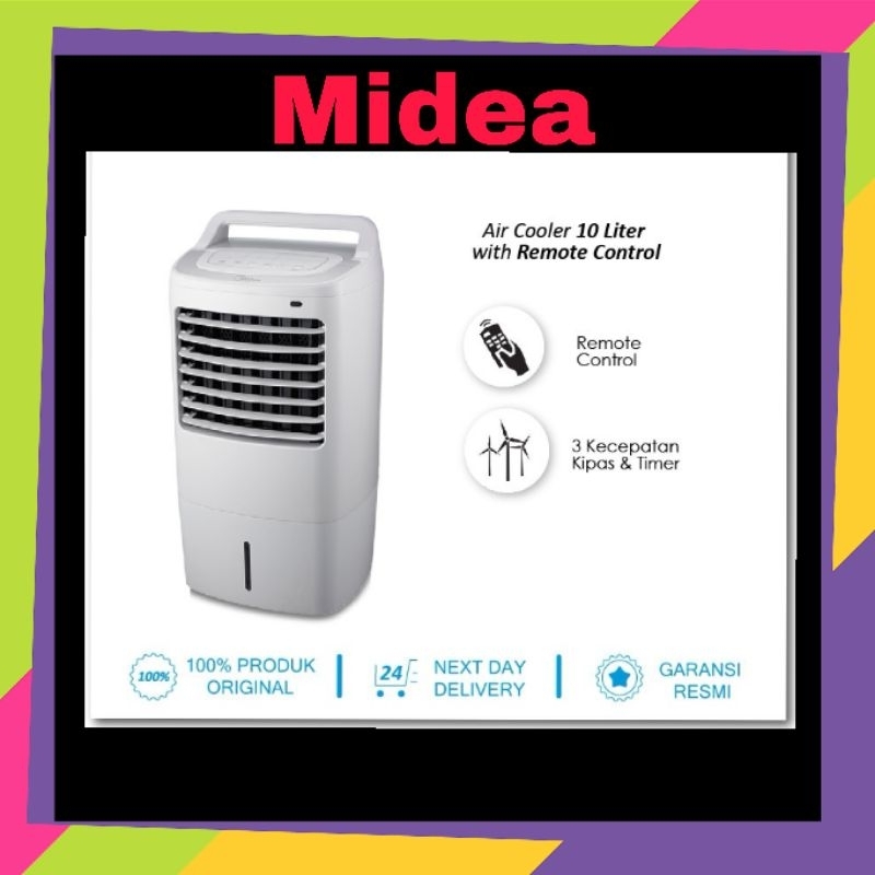 Jual Midea Air Cooler 10 Liter AC120-16AR Remote Control Timer 7 Jam ...