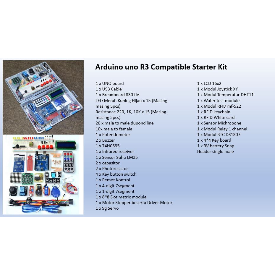 Jual Arduino Uno R3 RFID Kit compatible | Shopee Indonesia