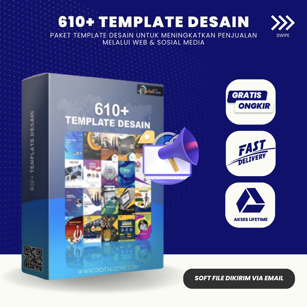 Jual 610 Template Desain Konten Sosmed Feed, Story, Carousel Full PPT ...