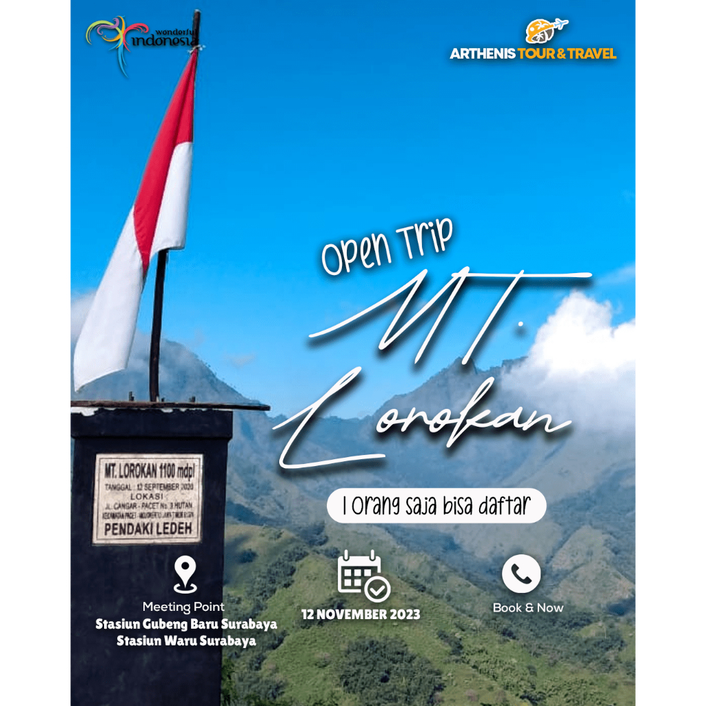 Jual OPEN TRIP GUNUNG LOROKAN 12 NOVEMBER 2023 | Shopee Indonesia