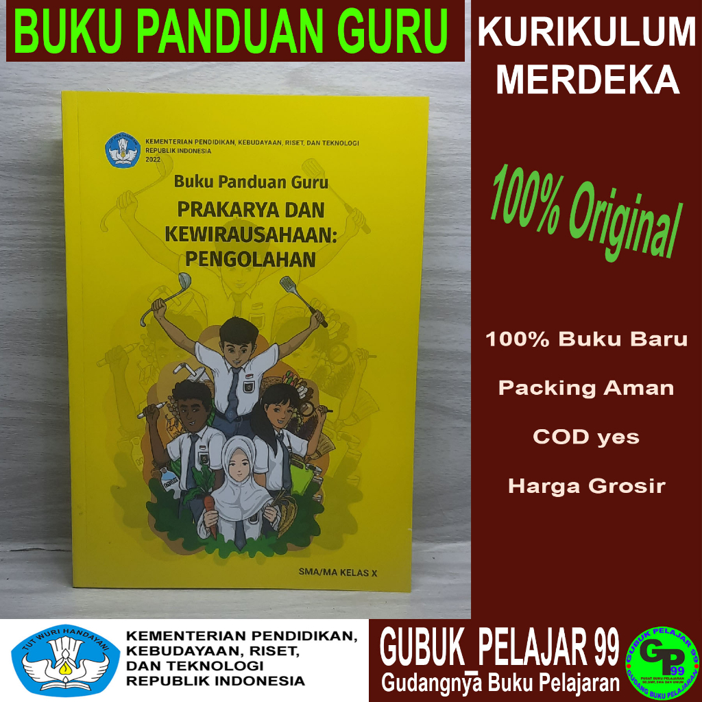 Jual Buku Panduan Guru PRAKARYA DAN KEWIRAUSAHAAN (Pengolahan X) Untuk SMA/SMK Kelas 10 ...