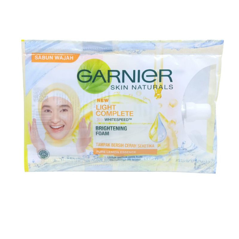 Jual Garnier Sabun Wajah Sachet Vitamin C 9ml / Garnier Light Complete ...