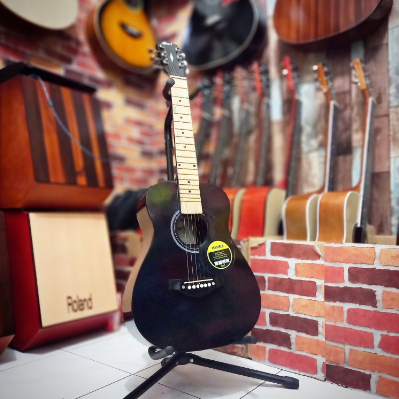 Jual Gitar Akustik Cort 3/4 Custom (Free Pik & Kunci L) | Shopee Indonesia