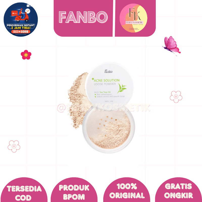 Jual FK - FANBO Acne Solution Loose Powder | Shopee Indonesia