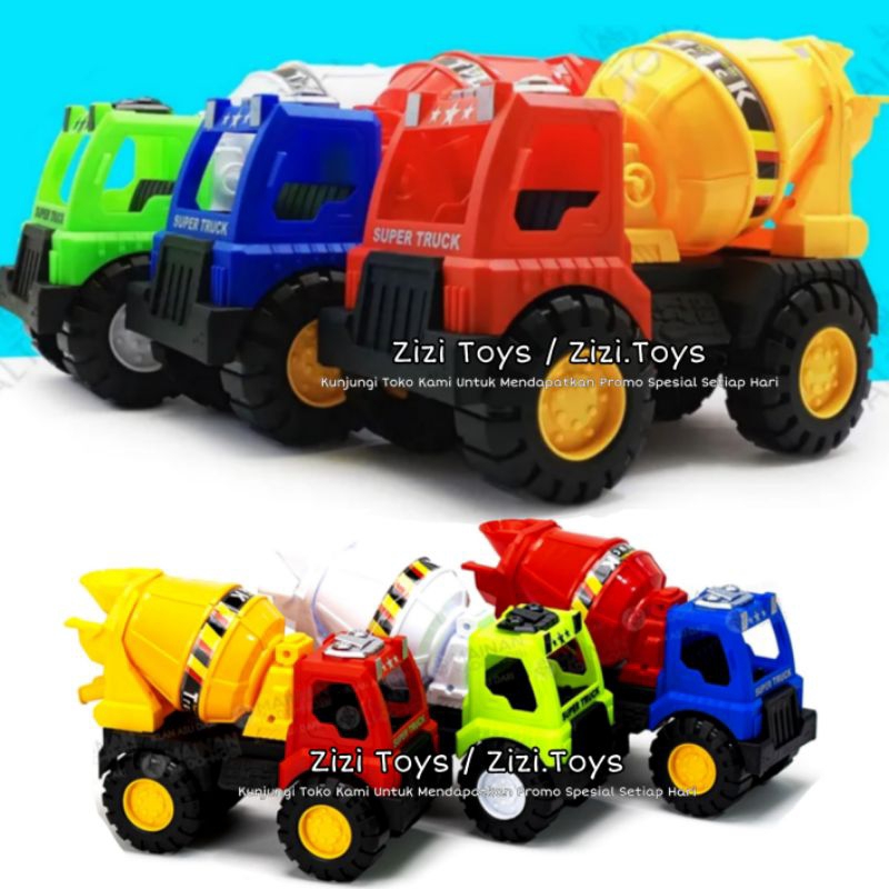 Jual Truk Molen Mainan Mobil Mobilan Konstruksi Kado Mainan Anak Laki ...