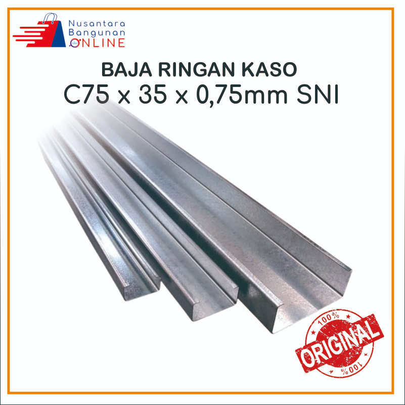 Jual Baja Ringan Kaso C75 x 35 x 0,45mm | Shopee Indonesia