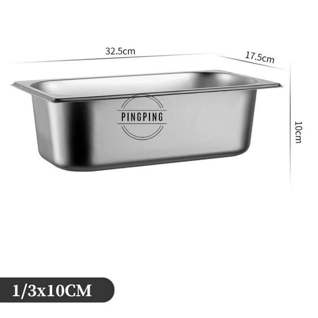 Jual Food pan Stainless steel 1/1x6.5- 1/2x6.5 Food pan Stainless steel ...
