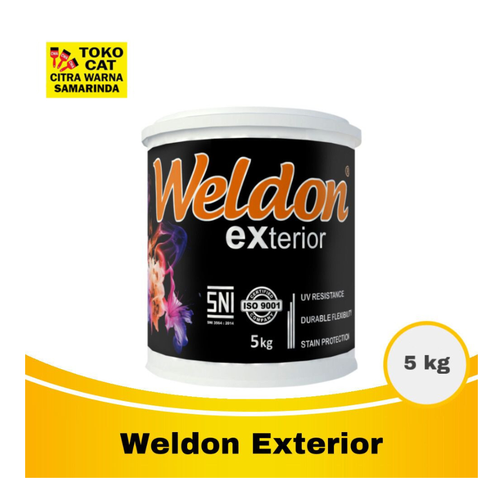 Jual Cat Tembok Exterior Weldon 5 kg | Shopee Indonesia