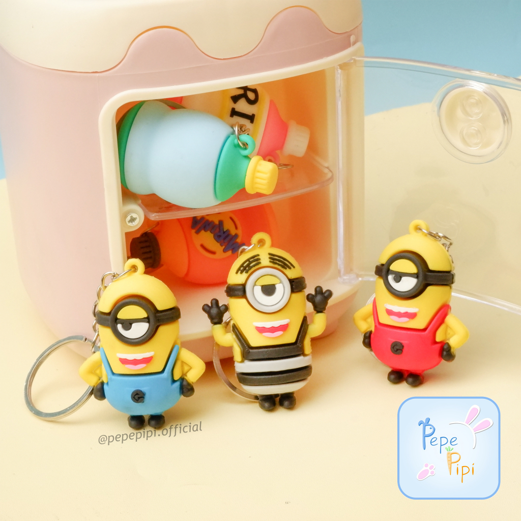 Jual Gantungan Kunci Karet Minion V2 Tahanan Kevin Stuart anci Keychain ...