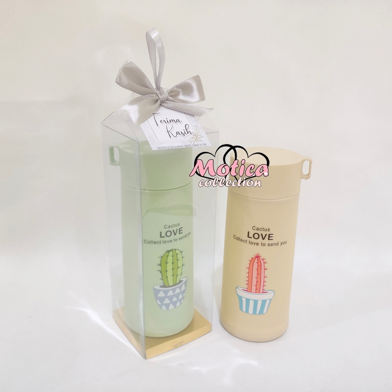 Jual Souvenir Botol Kaktus 420ml Kemas Plastik Mika Box Paperbox ...