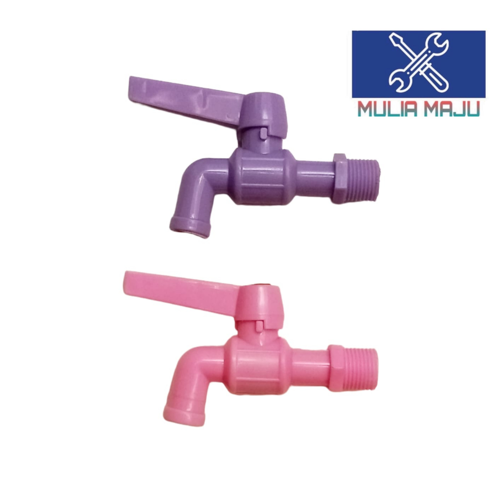 Jual Kran PVC plastik warna stabilo taman engkol 1/2in murah | Shopee ...