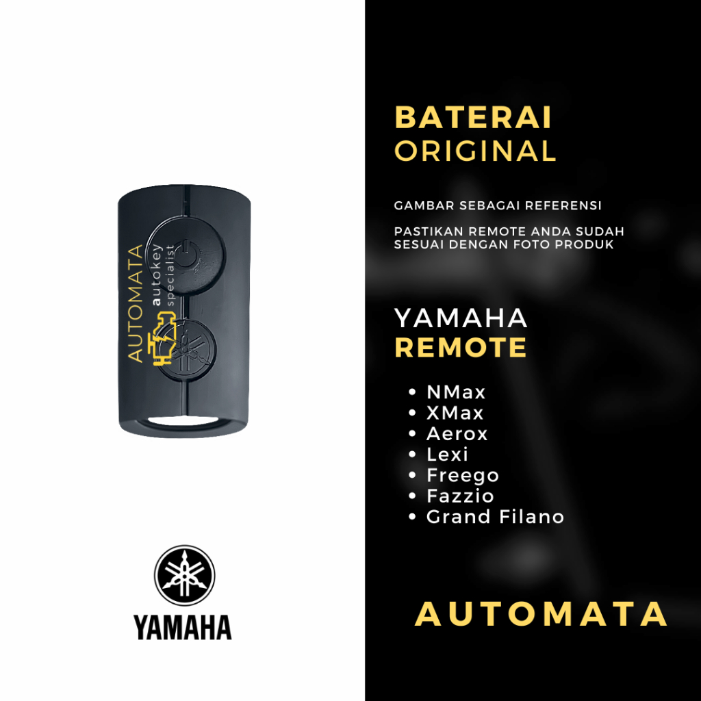 Jual Baterai Remote Yamaha XMAX Connected Original Panasonic | Shopee ...