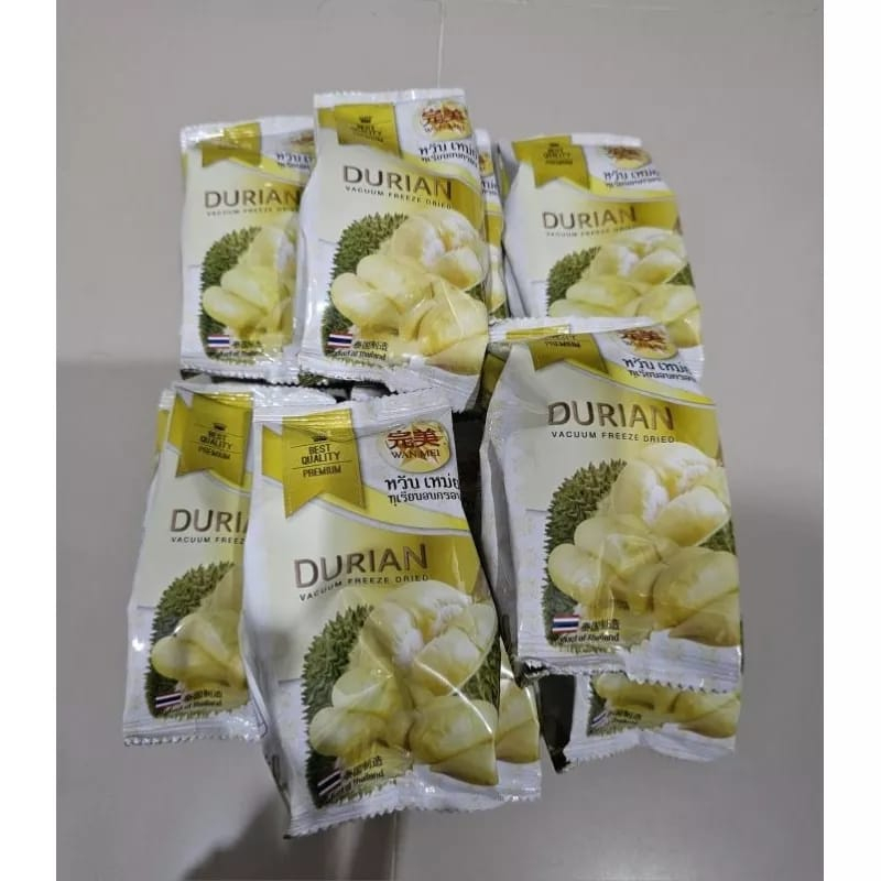 Jual Snack Durian/ dried durian/ dry durian/ freeze durian halal wan ...