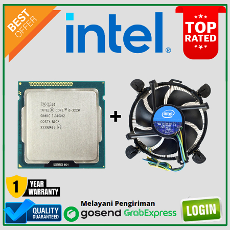 Jual Prosesor Intel Core i3 3220 Tray + Fan Socket 1155 | Shopee Indonesia