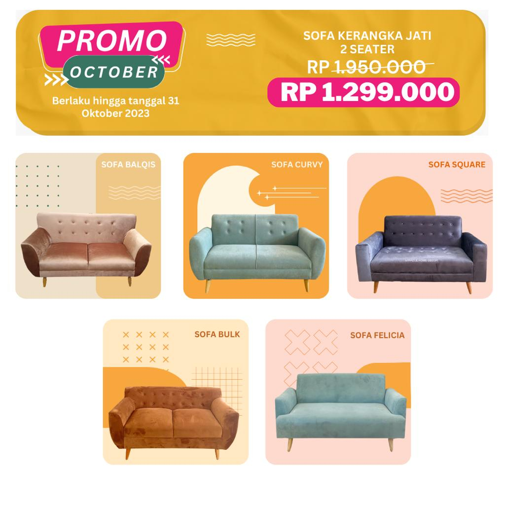 Jual PROMO - sofa ruang tamu special promo oktober / sofa rkeluarga 2 ...