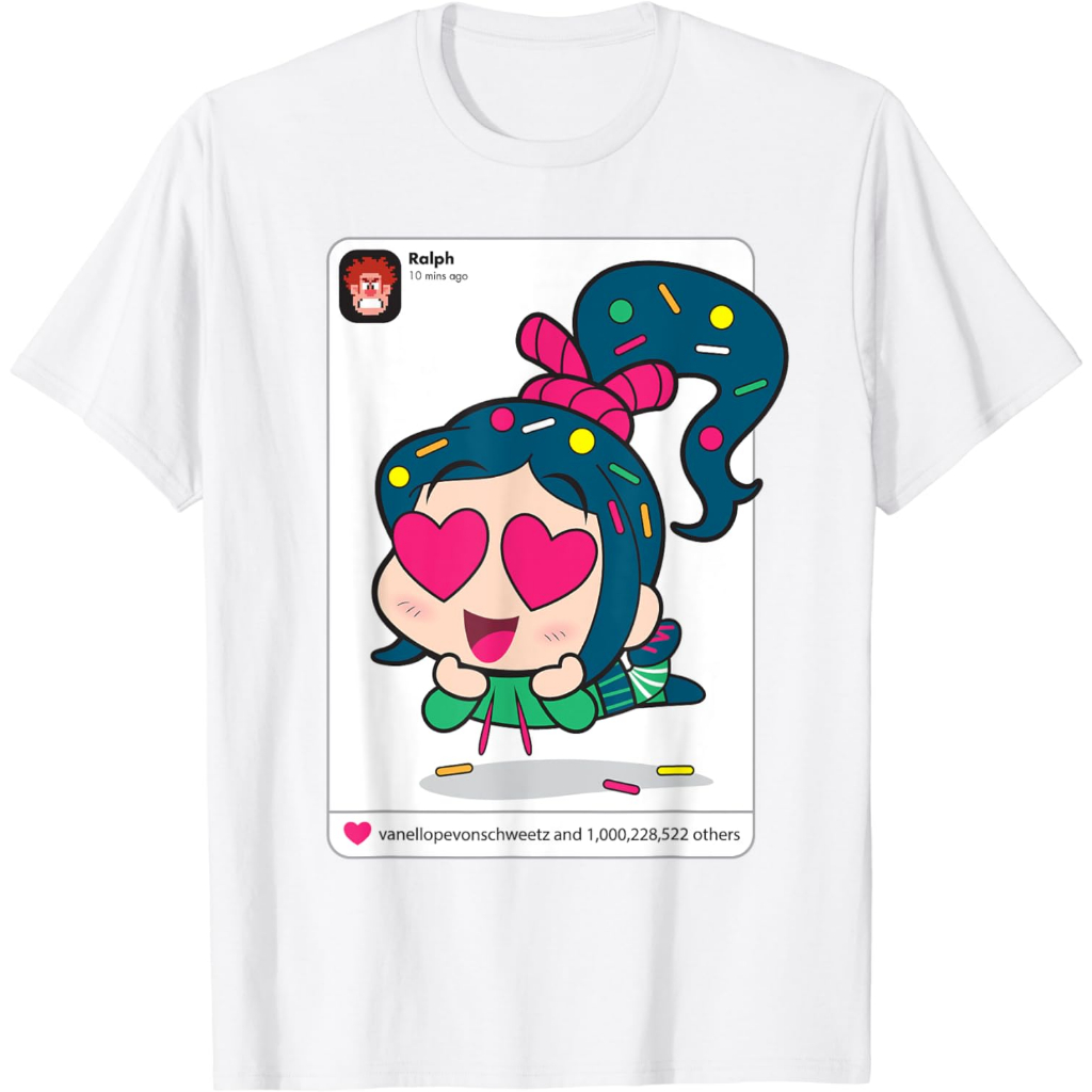 Jual Kaos Anak Ralph Breaks the Internet Vanellope Likes T-Shirt T ...