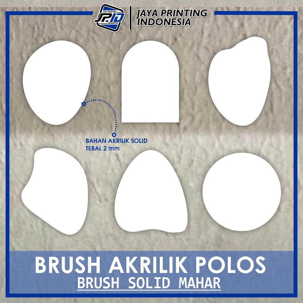 Jual JPID Brus Akrilik Putih Mahar Tetes Air Akrilik Kosongan Acrylic ...