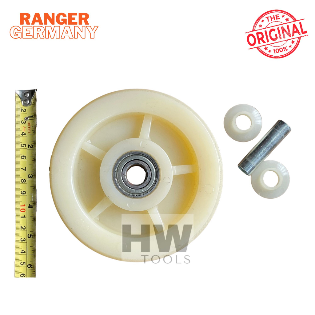 Jual Roda Nylon Heavy Duty 6" Wheel Only 6 Inch Nilon Trolley Etalase ...