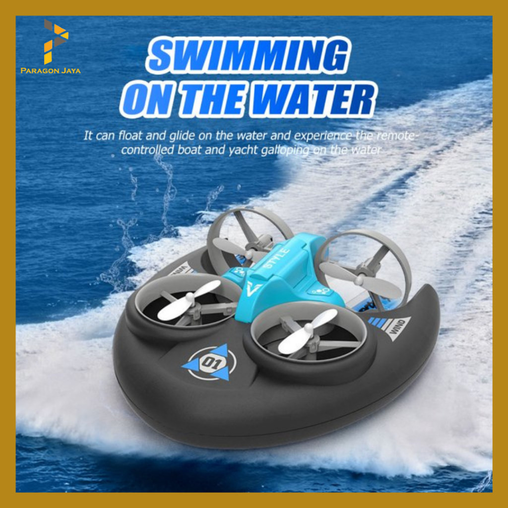 Jual NEW H101 Drone Rc Quadcopter Mini 3in1 Dengan Mode Water-Ground ...