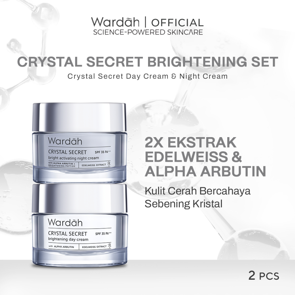 Jual Wardah [2 pcs] Paket Alpha Arbutin & Tranexamic Acid Crystal ...