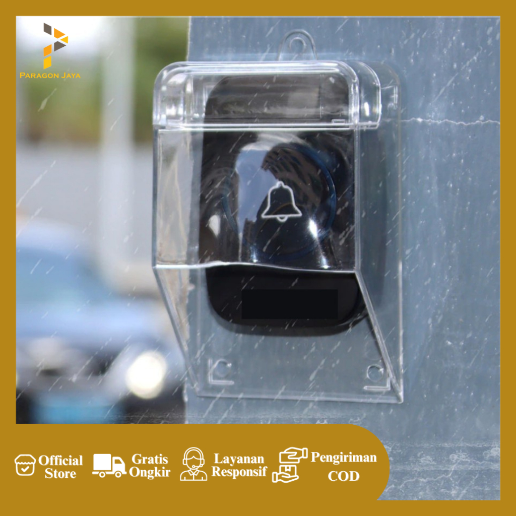 Jual Penutup Rain Cover Tutup Pelindung Bel Pintu Rumah Wireless Door ...