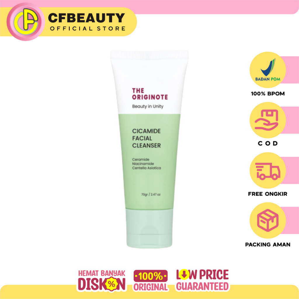 Jual The Originote Cicamide Facial Cleanser 70gr - Face Wash Sabun Cuci ...