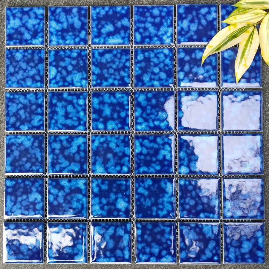 Jual Mosaic Mozaik Keramik Kolam Renang Type Thalassa Dark Blue Mozaik ...
