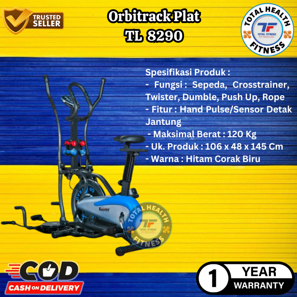 Jual Alat Olahraga Fitness Sepeda Fitnes Orbitrack Plat 6 Fungsi ...