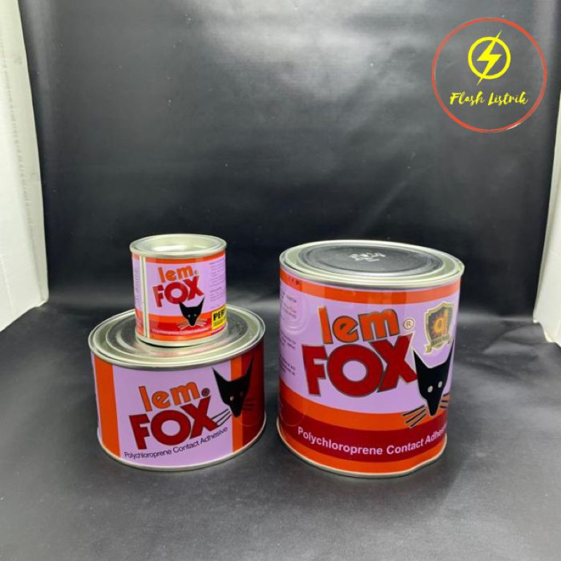 Jual [Fox] Lem Fox Kuning Kaleng 70g 300g 600g Lem Kayu Fox | Shopee ...