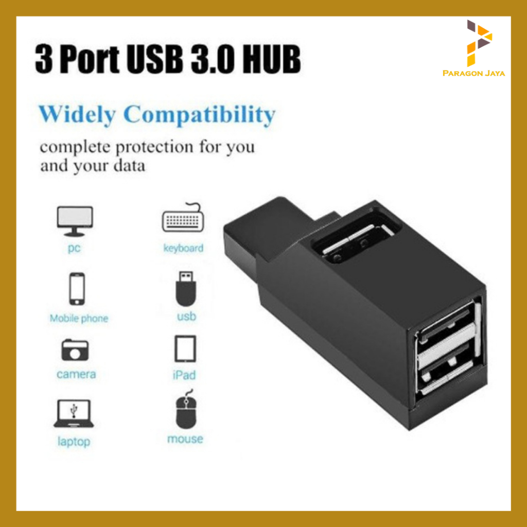 Jual USB HUB PORT 3 PORT USB 3.0 TRANSFER DATA FOR PC | Shopee Indonesia