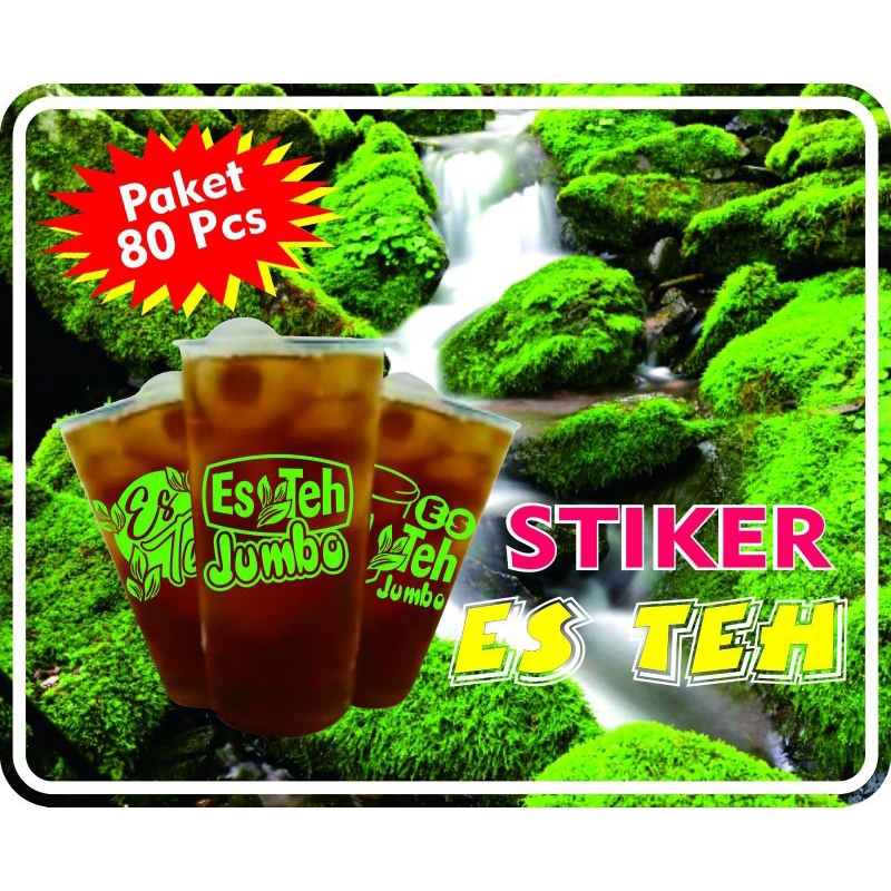 Jual STIKER ES TEH SEGAR KEKINIAN KEMASAN CUP MIX1 (vol 1) | Shopee ...