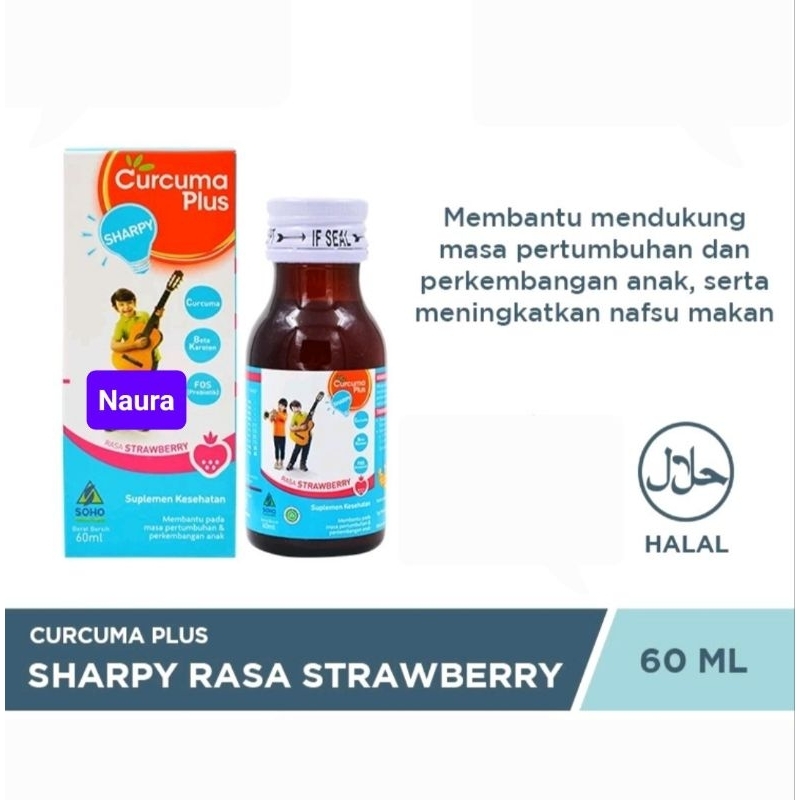 Jual CURCUMA PLUS SHARPY RASA STRAWBERRY dan JERUK 60ML | Shopee Indonesia