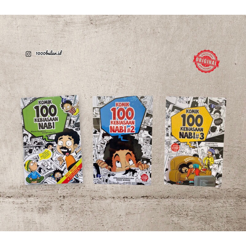 Jual BUKU KOMIK 100 KEBIASAAN NABI ORIGINAL | Shopee Indonesia