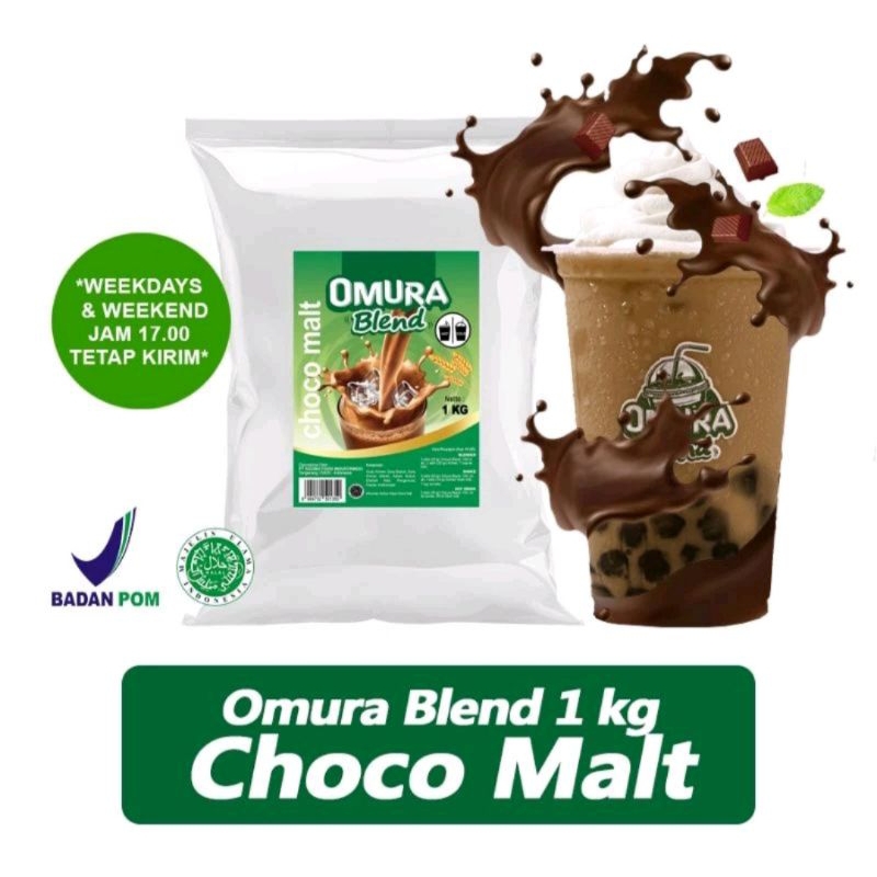 Jual Omura Blend Bubuk Minuman Rasa Choco Malt / Powder Drink Choco ...