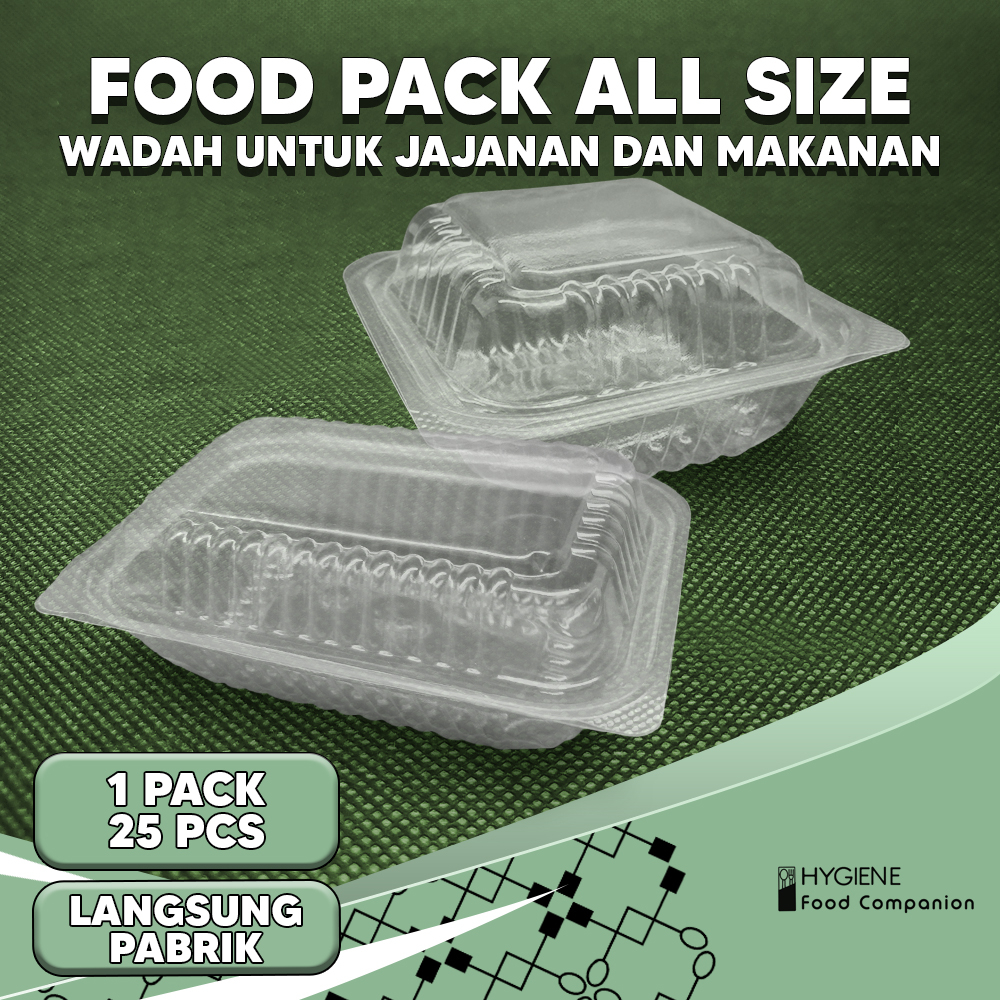 Jual Kotak Makan Foodpack Size S M L Kotak Dimsum Plastik Sekali Pakai ...