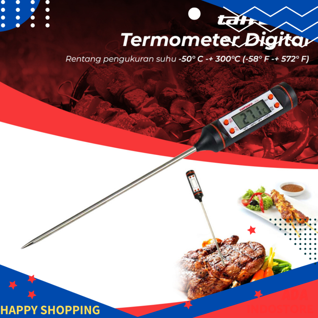 Jual Termometer Digital Makanan Daging Kopi Susu | Shopee Indonesia