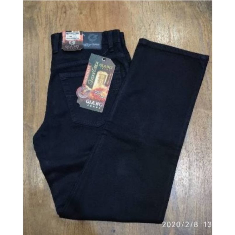 Jual 1potong celana giano soft jeans hitam | Biru | keper (giano sport ...