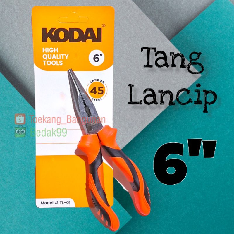 Jual Kodai Tang Lancip / Tang Cucut Size 6 Inch | Shopee Indonesia