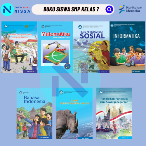 Jual Buku Paket Siswa SMP Kelas 7 Kurikulum Merdeka / Kumer Kemendikbud ...