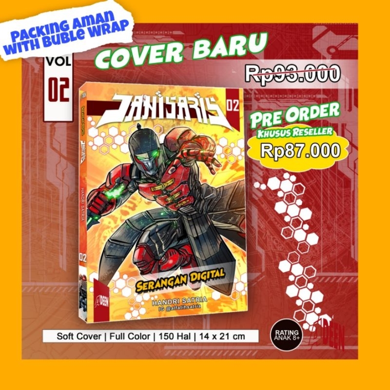 Jual KOMIK JANISARIS 02 NEW COVER BY HANDRI SATRIA ORIGINAL | Shopee Indonesia