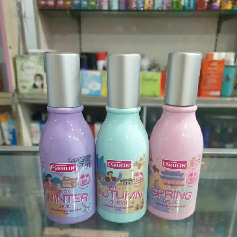 Jual Eskulin Korean Spray Cologne 110ml | Shopee Indonesia