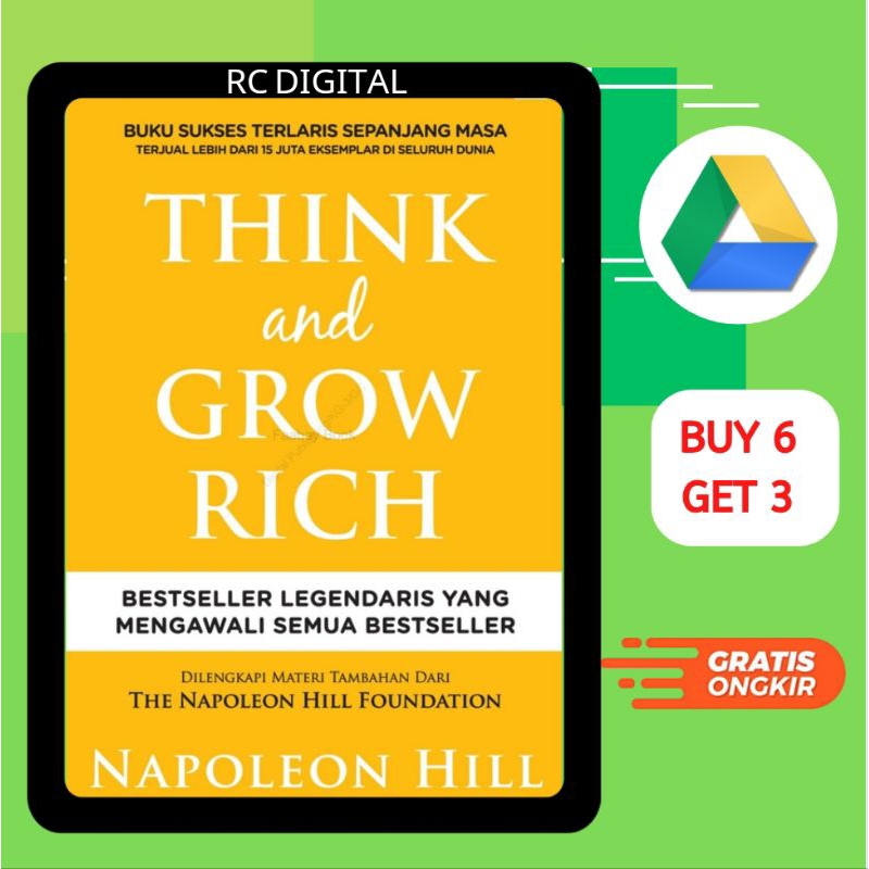 Jual Think and Grow Rich - Napoleon Hill (Bhs Indo) | Shopee Indonesia