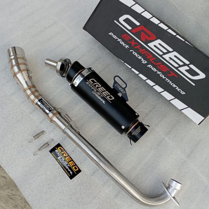 Jual CREED EXHAUST 100% ORIGINAL , TR PRO BLACK +DB KILLER, Knalpot ...